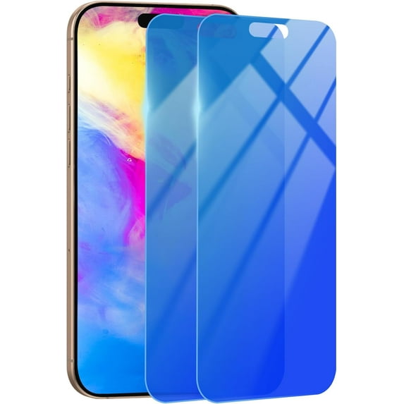 2 Pack for iPhone 16 Plus Privacy Screen Protector 9H Tempered Glass ...
