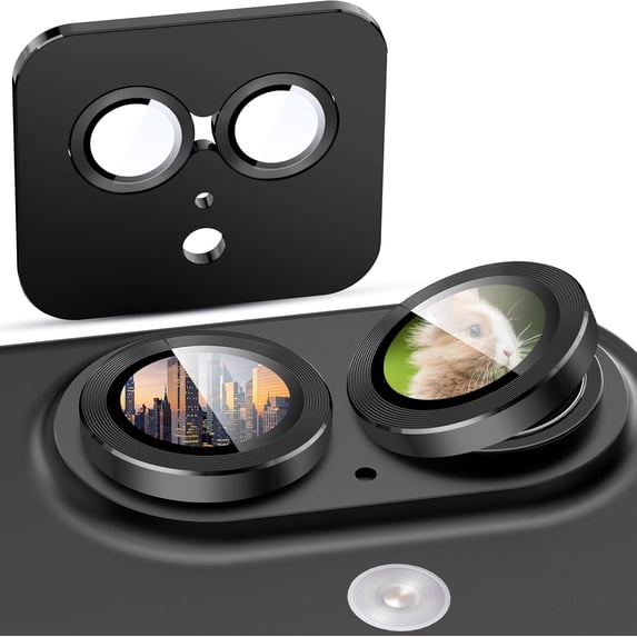 2-Pack for iPhone 17 Camera Lens Protector, [CD Lines] [Strong-Adhesion ...