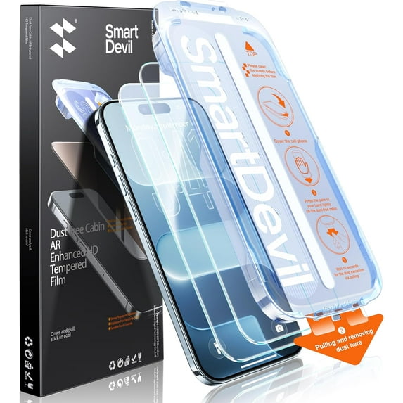 2 Pack for iPhone Air Screen Protector, 9H Hardness Military Grade ...