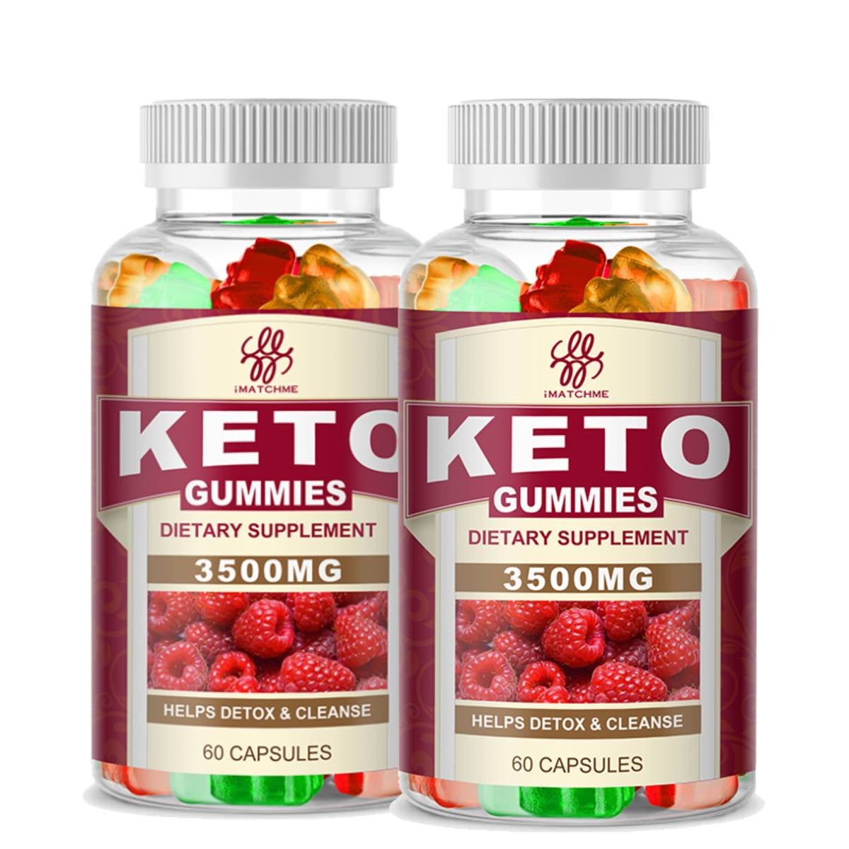 (2 Pack)keto diet gummies,3500mg Per Serving,Keto ACV Gummies for Men ...