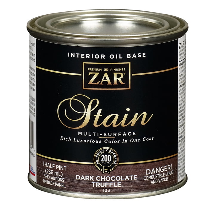 2-Pack of 1/2 pt UGL 12306 Dark Chocolate Truffle Zar Interior Oil ...