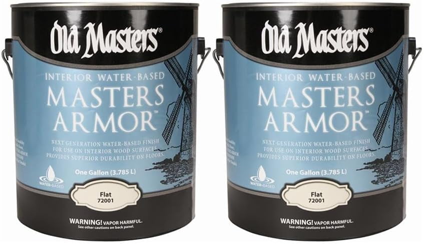 2 Pack of 1 gal 72001 Masters Armor Interior Water-Based Finish ...