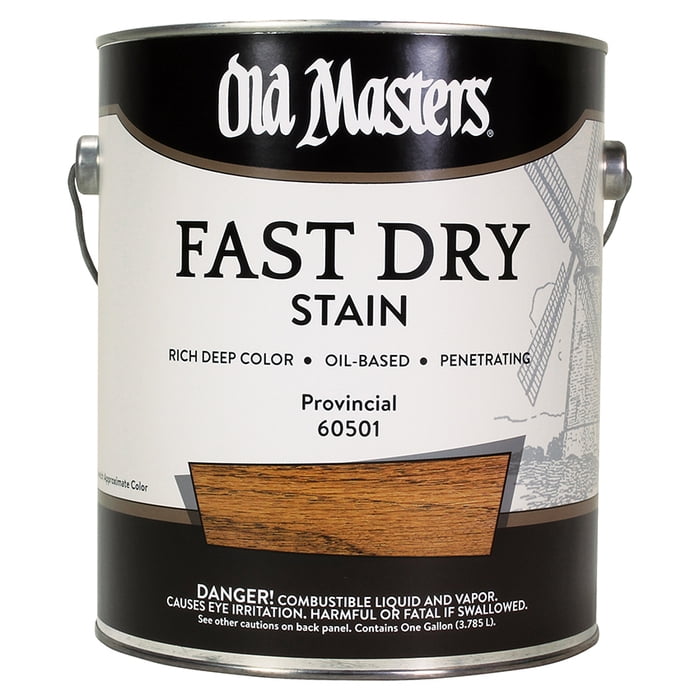 2-Pack of 1 gal Old Masters 60501 Provincial Fast Dry Stain Interior ...
