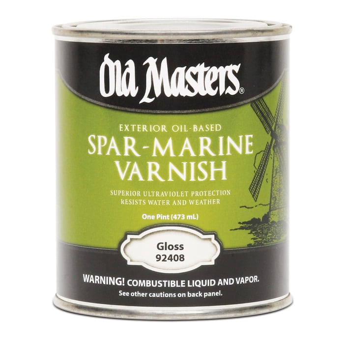 2-Pack of 1 gal Old Masters 92501 Clear Old Masters Oil-Based Exterior ...