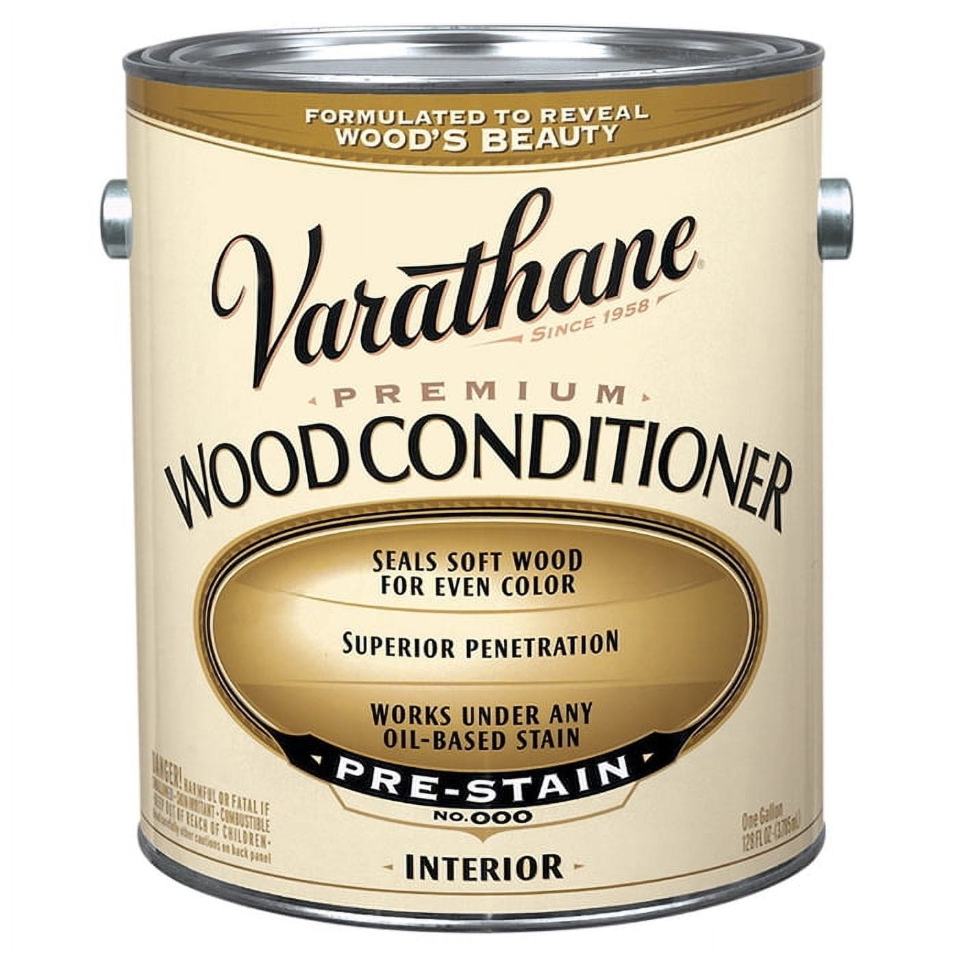 2-Pack of 1 gal Rust-Oleum 211774 Clear Varathane Oil-Based Interior ...