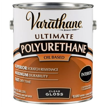 Rust-Oleum 9341 Ultimate Spar Urethane Oil Based, Satin, Quart for ...