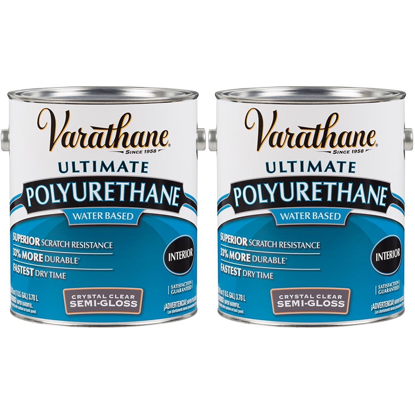 2-Pack of 1 gal Rust-Oleum Brands 200131 Crystal Clear Varathane ...