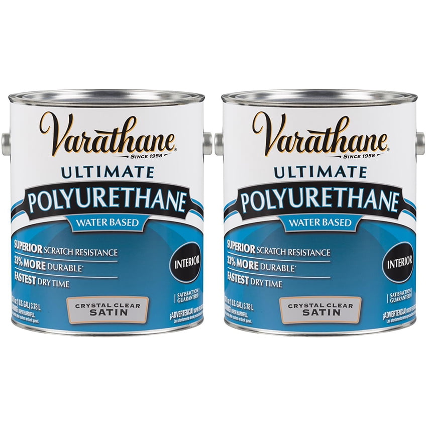 2-Pack of 1 gal Rust-Oleum Brands 200231 Crystal Clear Varathane ...