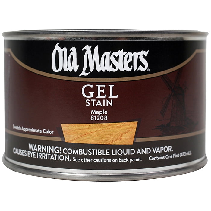 2-Pack of 1 pt Old Masters 81208 Maple Gel Stain Oil-Based Stain ...