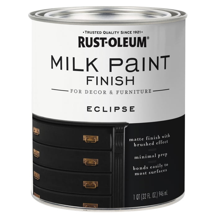 2-Pack of 1 qt Rust-Oleum 331052 Eclipse Rust-Oleum Milk Paint Finish ...