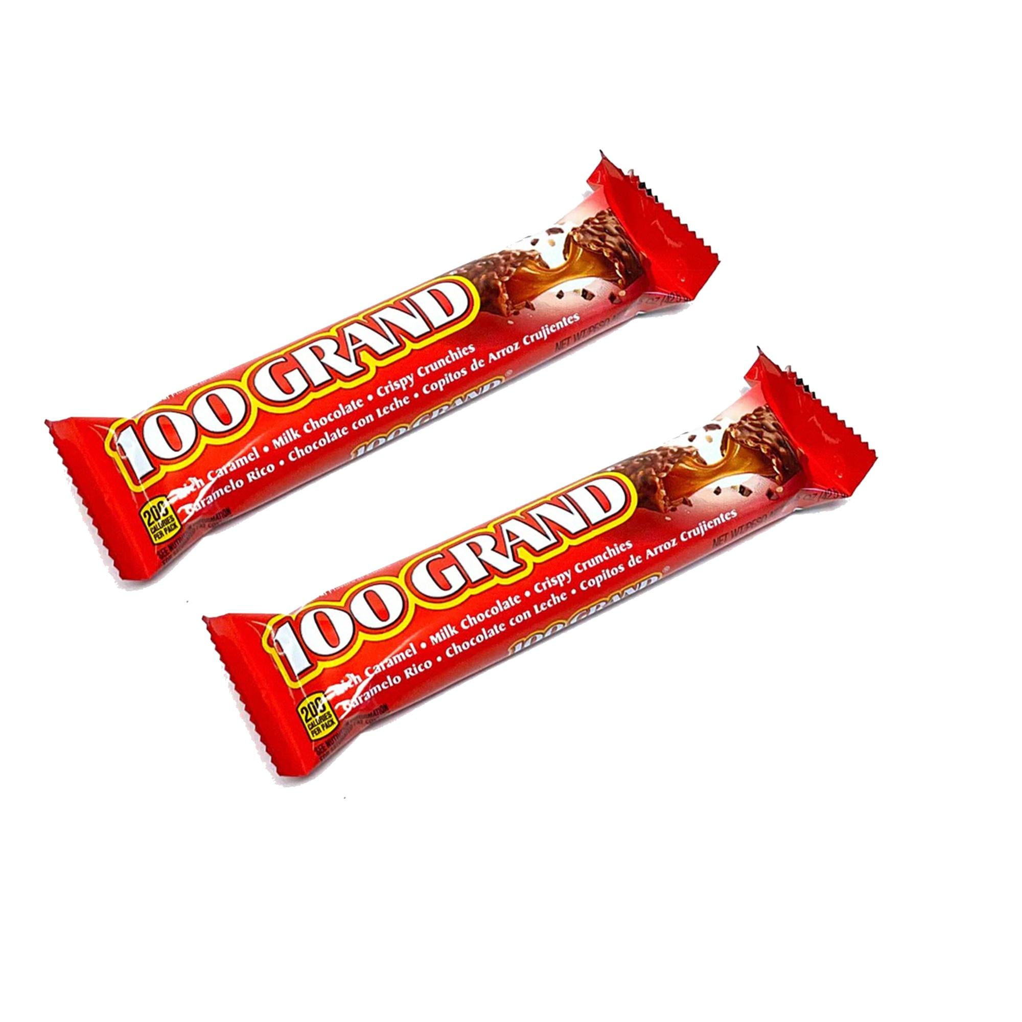 2 Pack of 100 Grand Bar with Caramel milk chocolate | ( 1.5 Ounce ) a ...