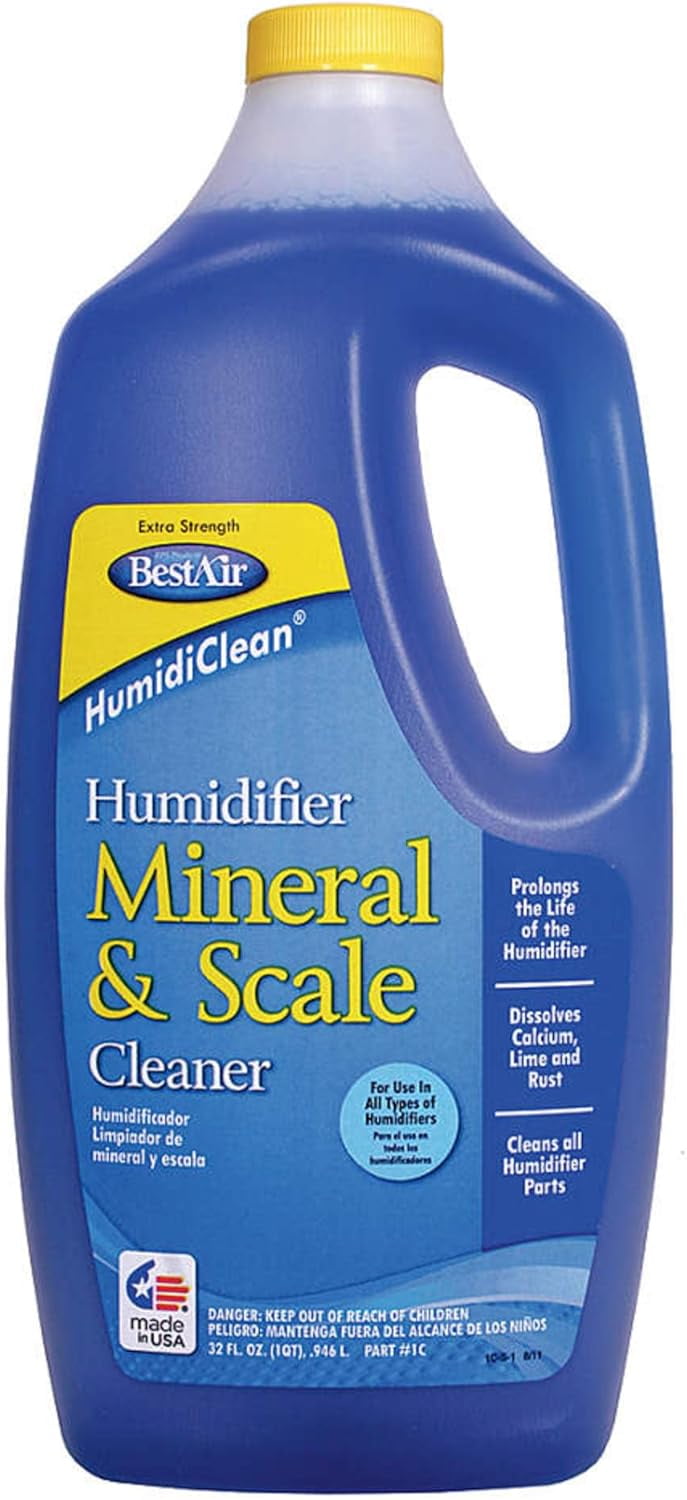 2 Pack of BESTAIR PRO 1C Humidifier Mineral & Scale Cleaner, 32 oz ...