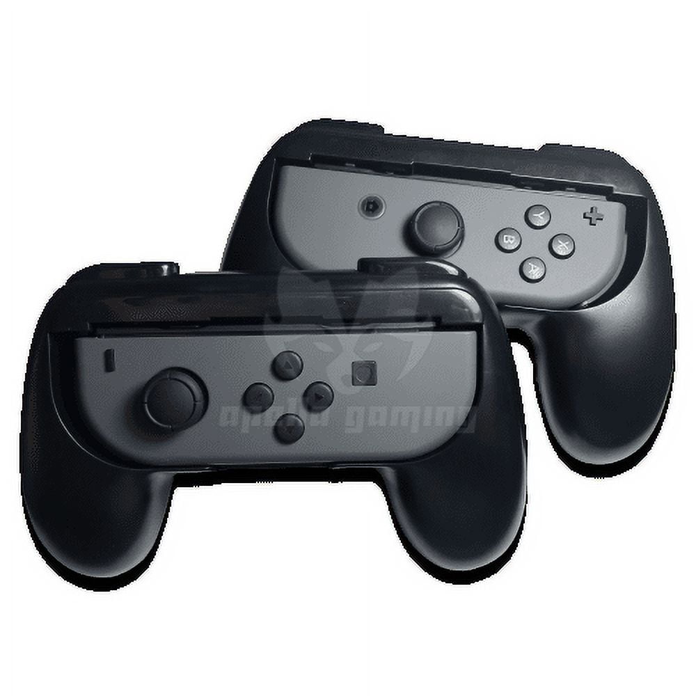 2-Pack of Black Controller Grips for the Nintendo Switch Joycons ...