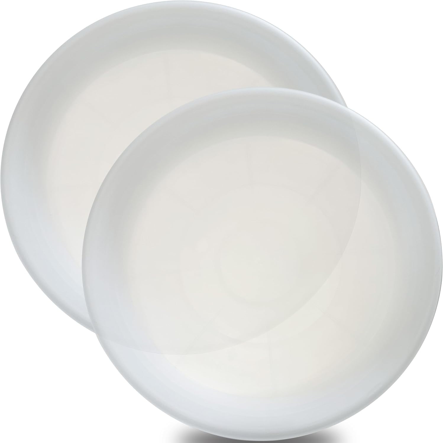 2 Pack of Clear Plant Saucer 12 inch, Clear Plastic Plant Drip Trays ...