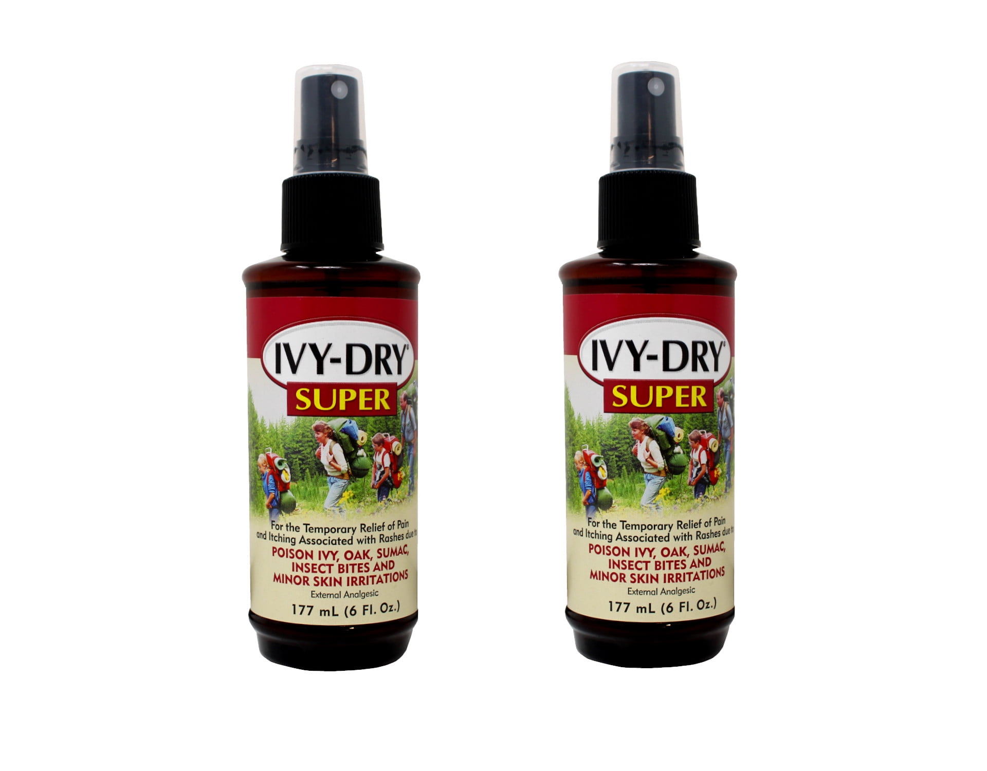 2 Pack of Ivy-Dry Super Itch Relief Spray 6 Ounce - Walmart.com