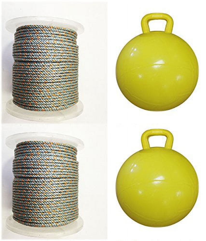2 Pack of KUFA Sports Ø1/4" x 400' Lead Rope and Yellow Flaot Combo for ...