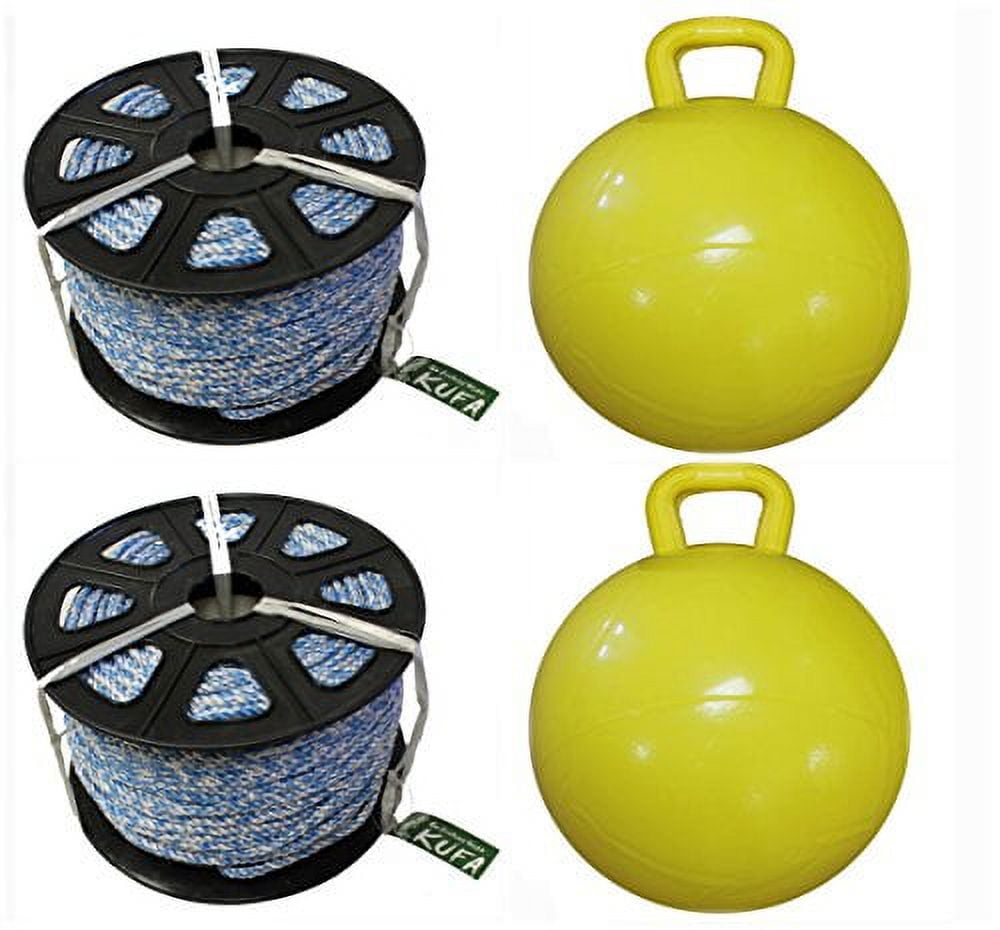 2 Pack of KUFA Sports Ø1/4" x 400' Non Lead Sinking Line and Flaot ...