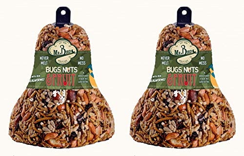 2-Pack of Mr. Bird Bugs, Nuts, Fruit Wild Bird Seed Bell 12.5 oz. SHC9 ...