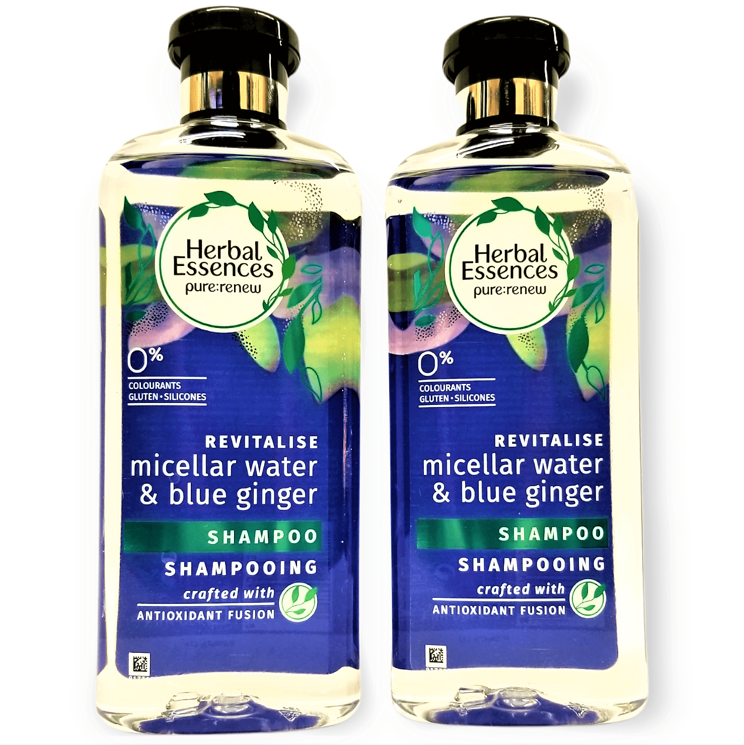 Herbal Essences Pure:Renew Blue Ginger & Micellar Shampoo, 2 Pack, 13.5 ...