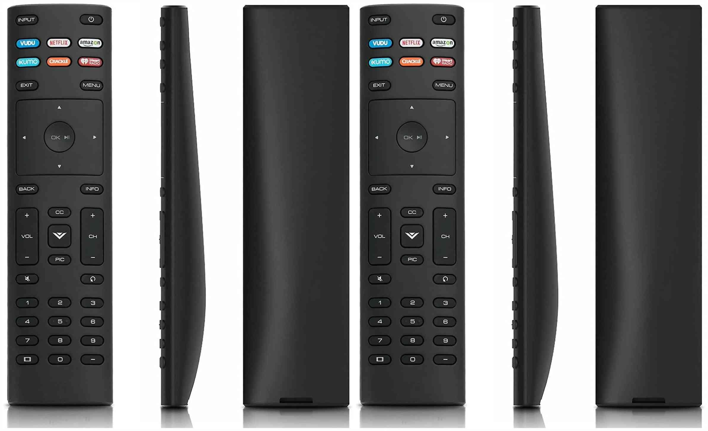 2 Pack of New Universal Remote for D32F-G4 Vizio TV Remote Control And ...