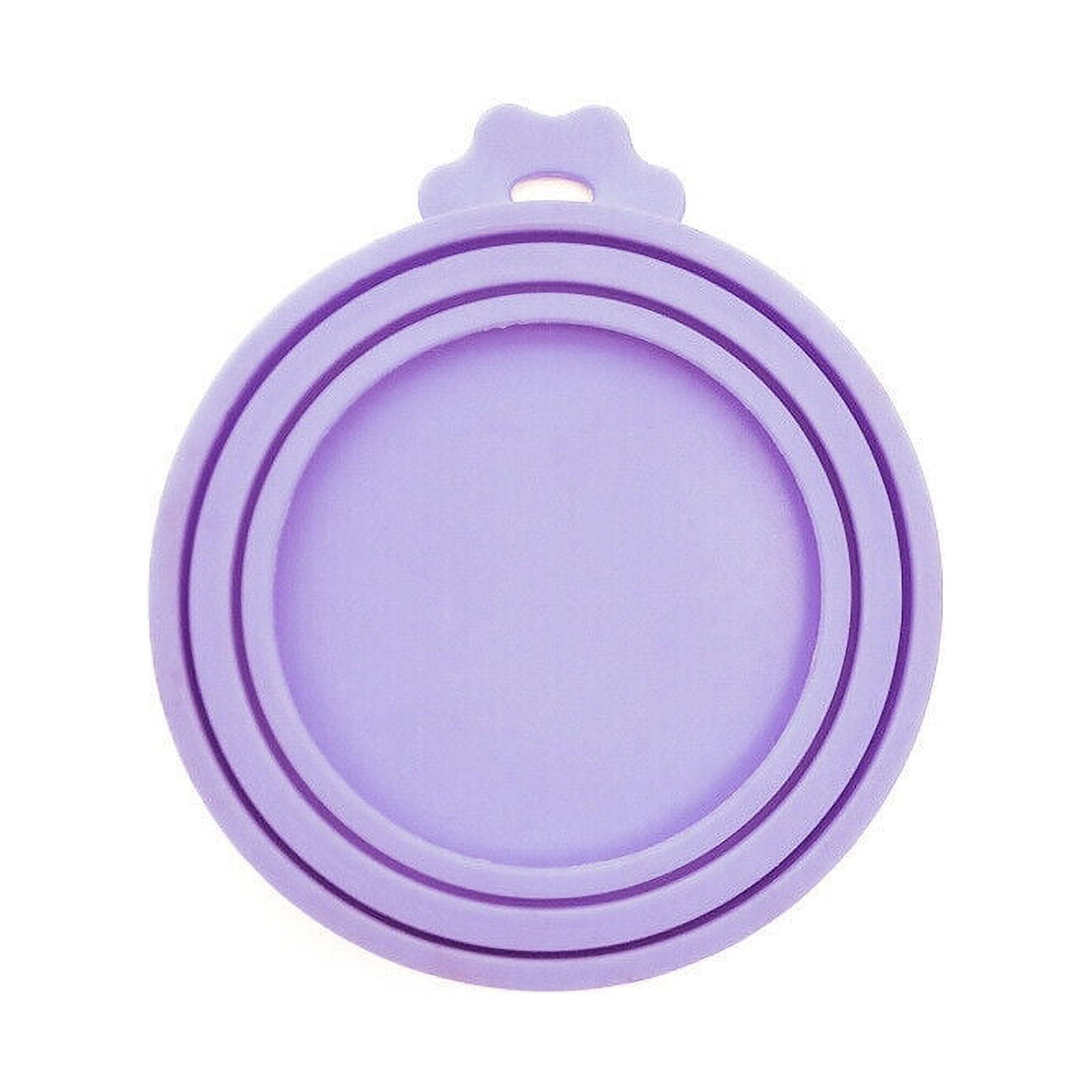 2 Pack of Pet Food Can Cover Silicone Reusable Cap Can Lids for Dog and ...