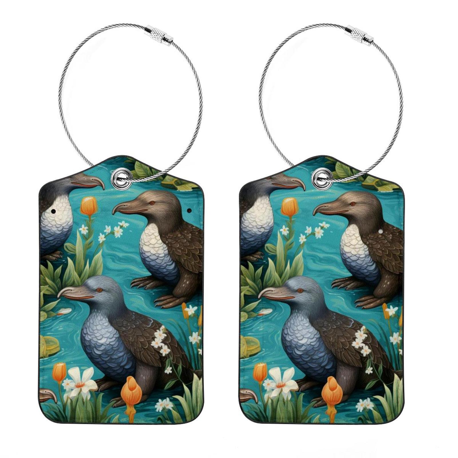 2 Pack of Platypus Duckbill Luggage Tags for Adults Teens,Travel Bag ...
