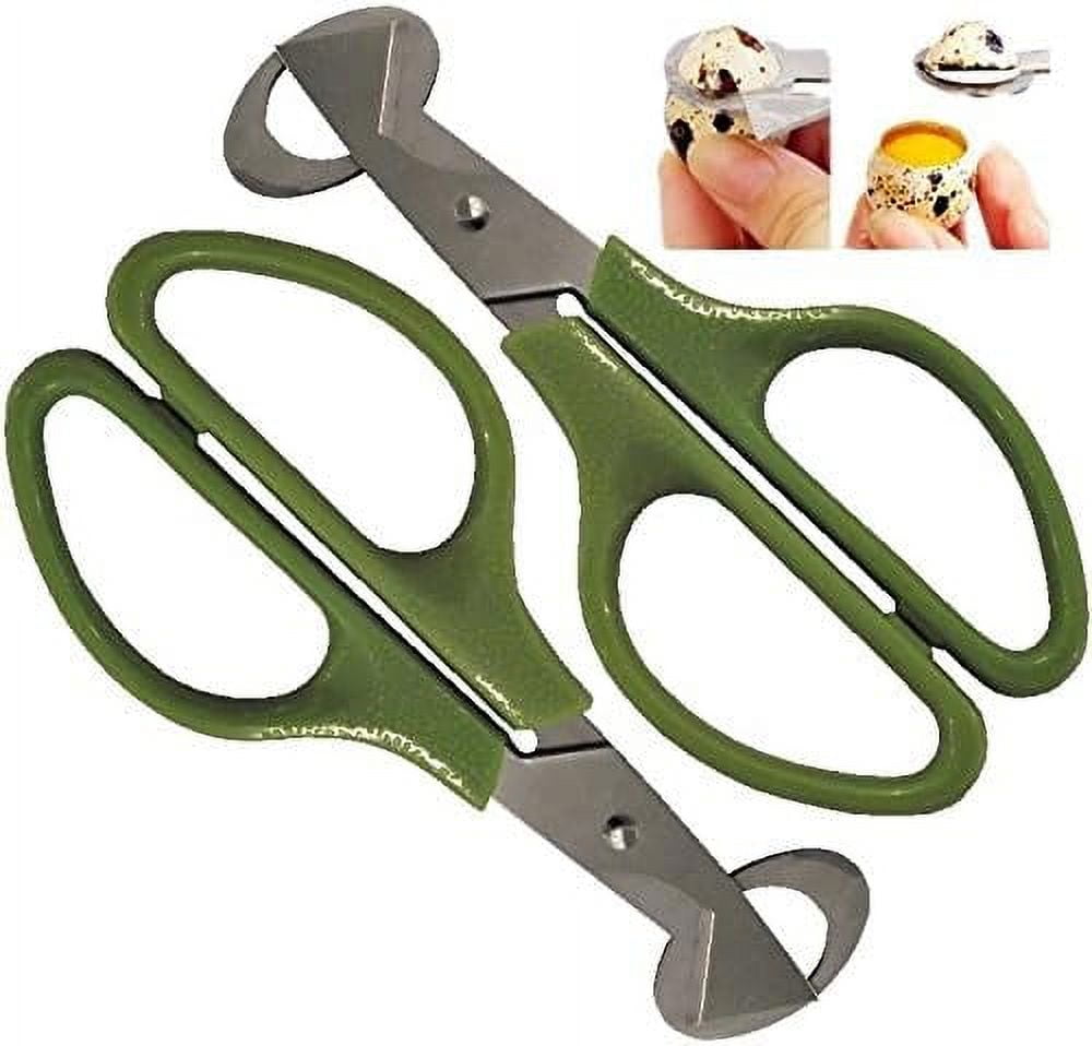 2 Pack of RITE FARM PRODUCTS Stainless Steel Quail Egg Scissor Opener ...