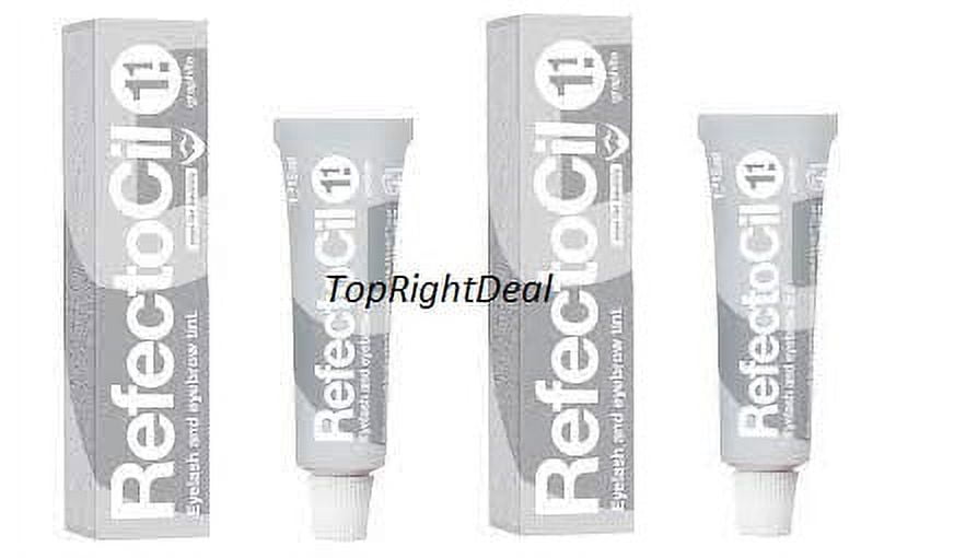 RefectoCil No. 1.1 Graphite - 2 Pack, Dark Grey Shade for Natural ...