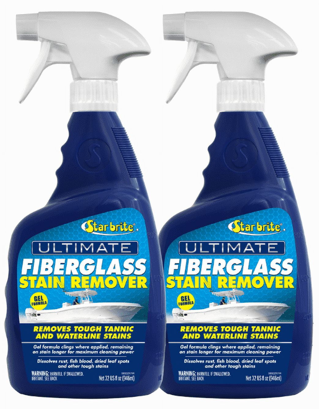 2 Pack of Star Brite Ultimate Fiberglass Stain Remover 32 oz Spray ...