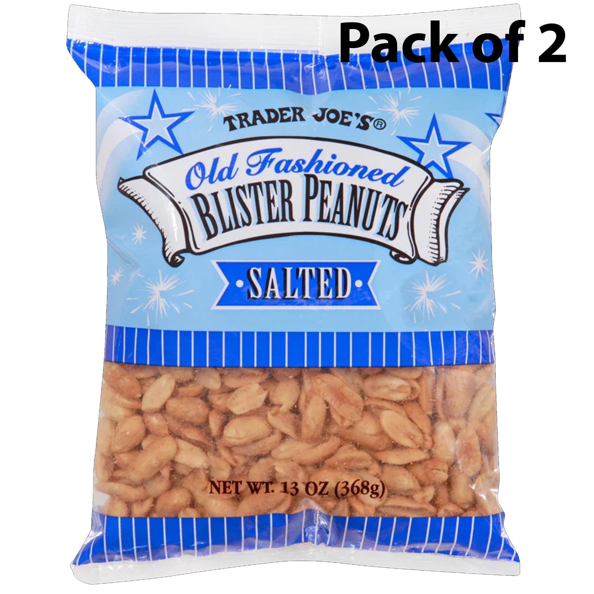 2 Pack of Trader Old Fashioned Blister Peanuts - with Peanut oil ...
