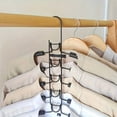 2-Pack or 4-Pack 5-Layer Multi-Function Magic Hangers - Lacquered Metal ...