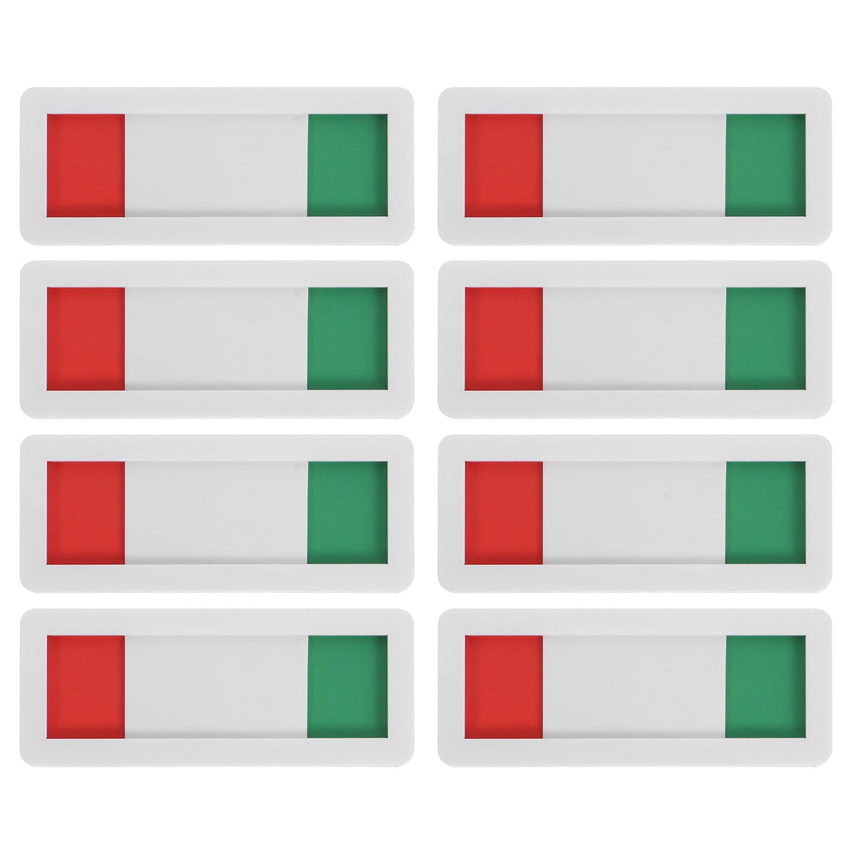 2 Pack Over-the-Door Hanger Signage Plates for Office Use, Durable Push ...