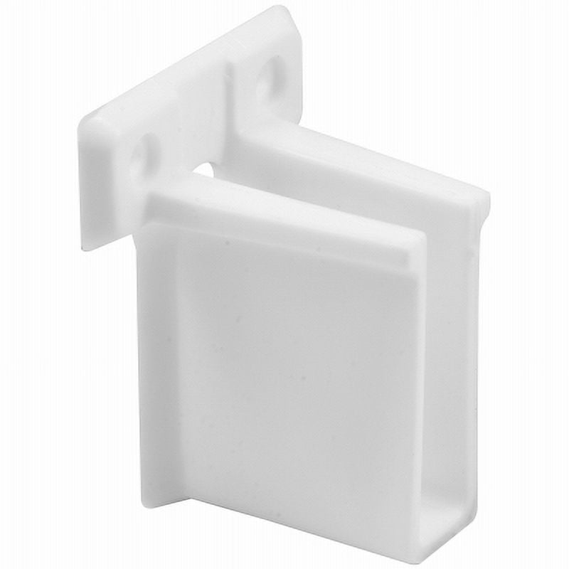 2 Pack white nylon plastic wall brackets used to support the front sid ...