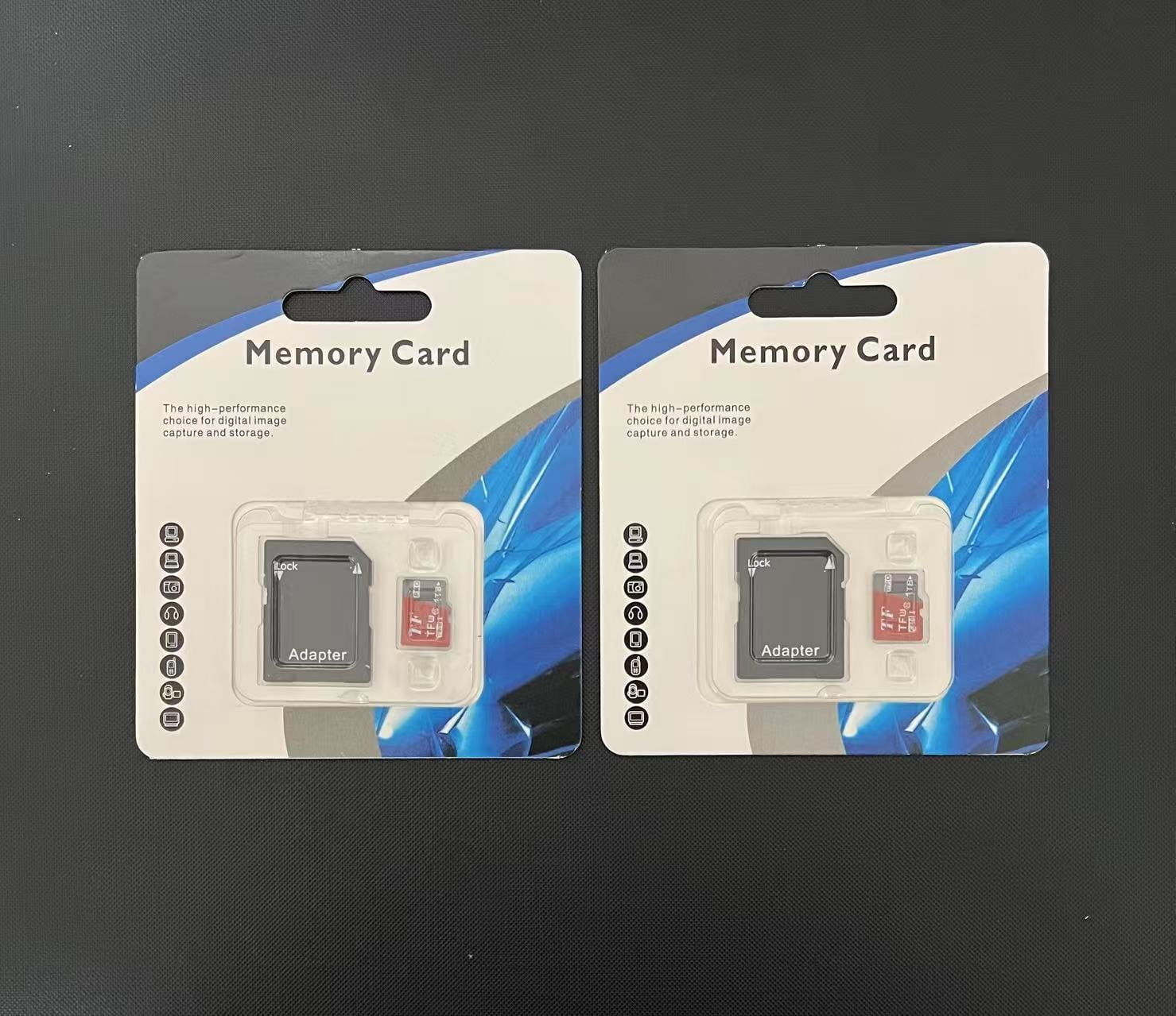 2 Pack x 1 TB Micro SD Memory Card with Adapter, SD Memory Card Compatible with Electronics ...