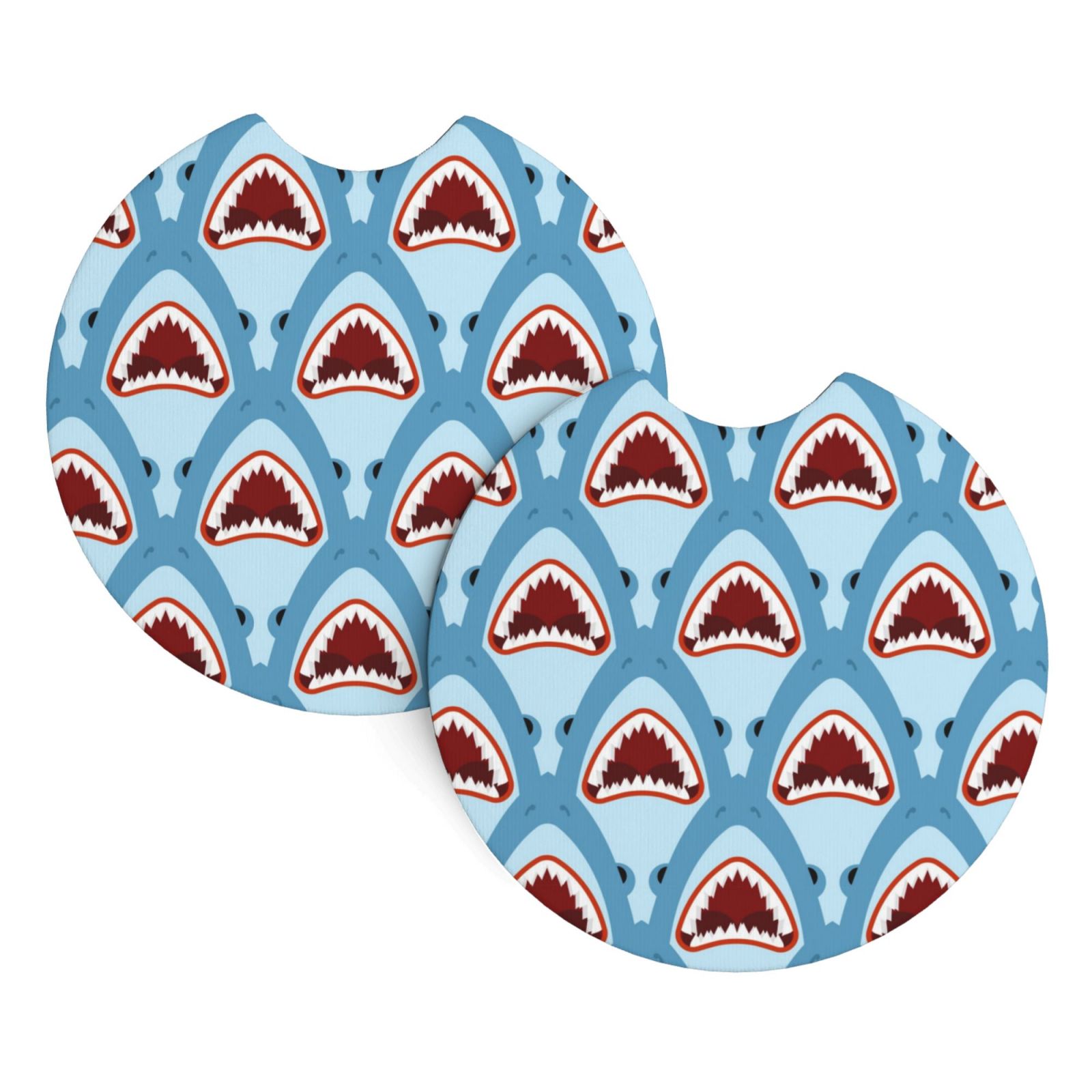 2 Package Car Coasters Drink Absorbable Rubber Base Cup Holder Coasters ...