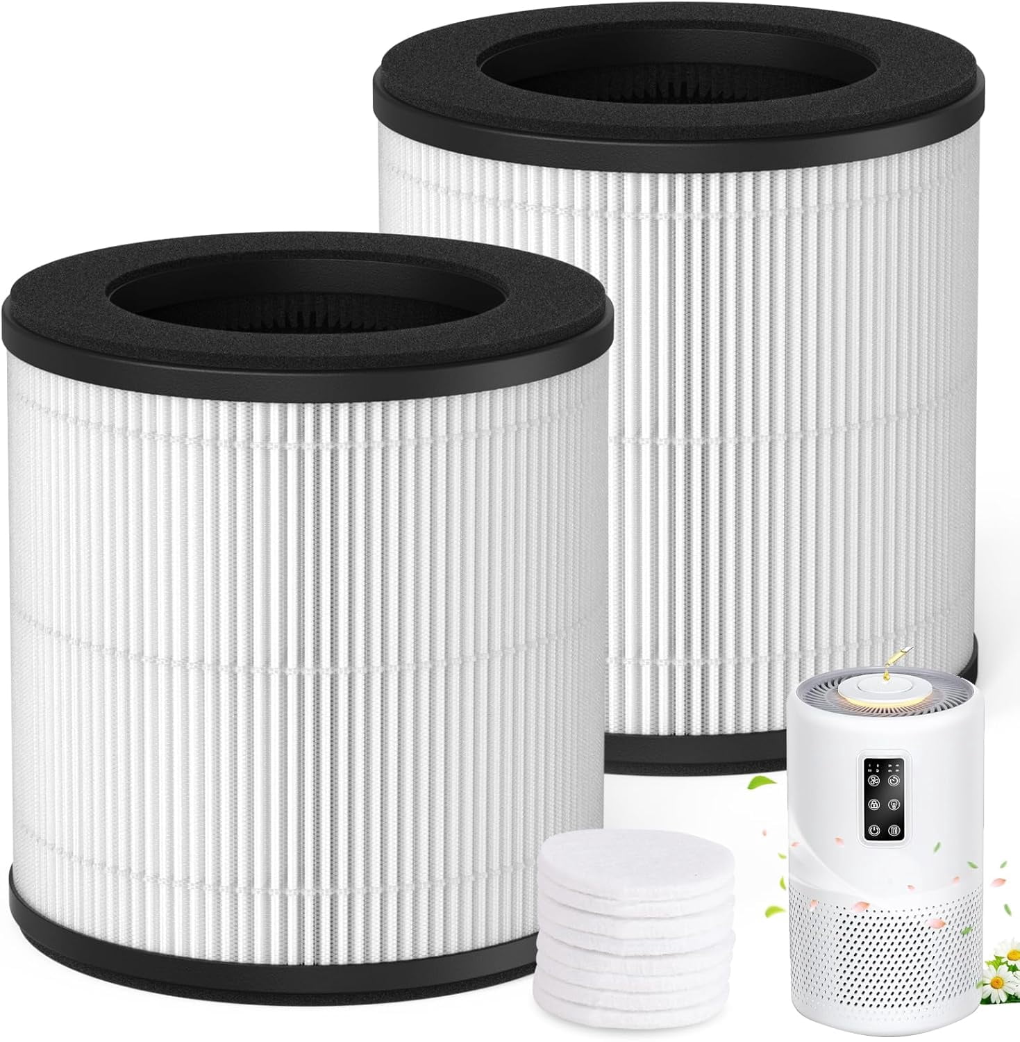 2 Packaging -02 Replacement Filter Compatible with -02 Purifier, 3 ...
