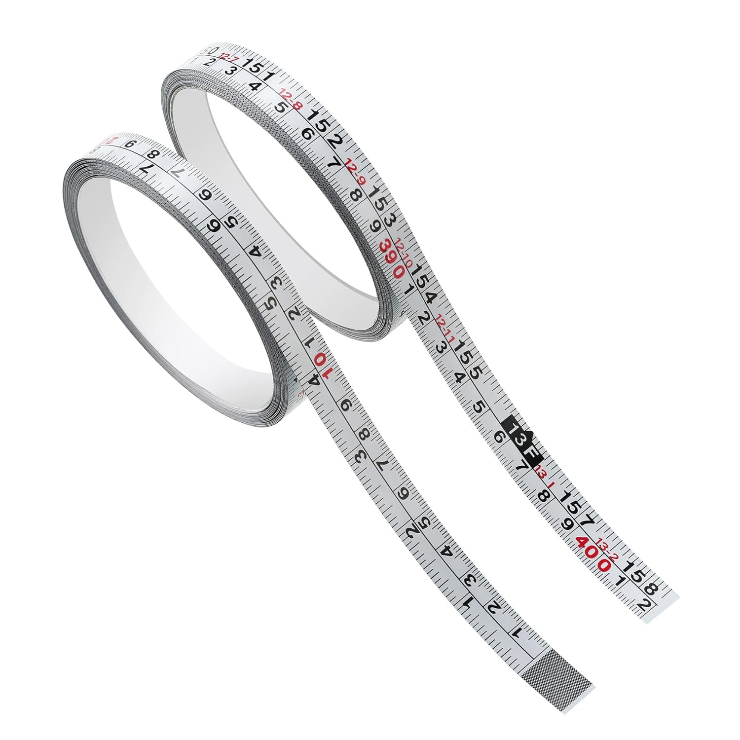 2 Packs 1/2-Inch Self-Adhesive Measuring Tape, 158 Inch or 400cm Peel ...