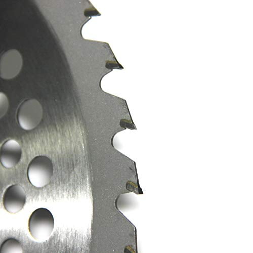 2 Packs 10" 40T Carbide Tip Brush Cutter, Trimmer, Weed Eater Blades ...