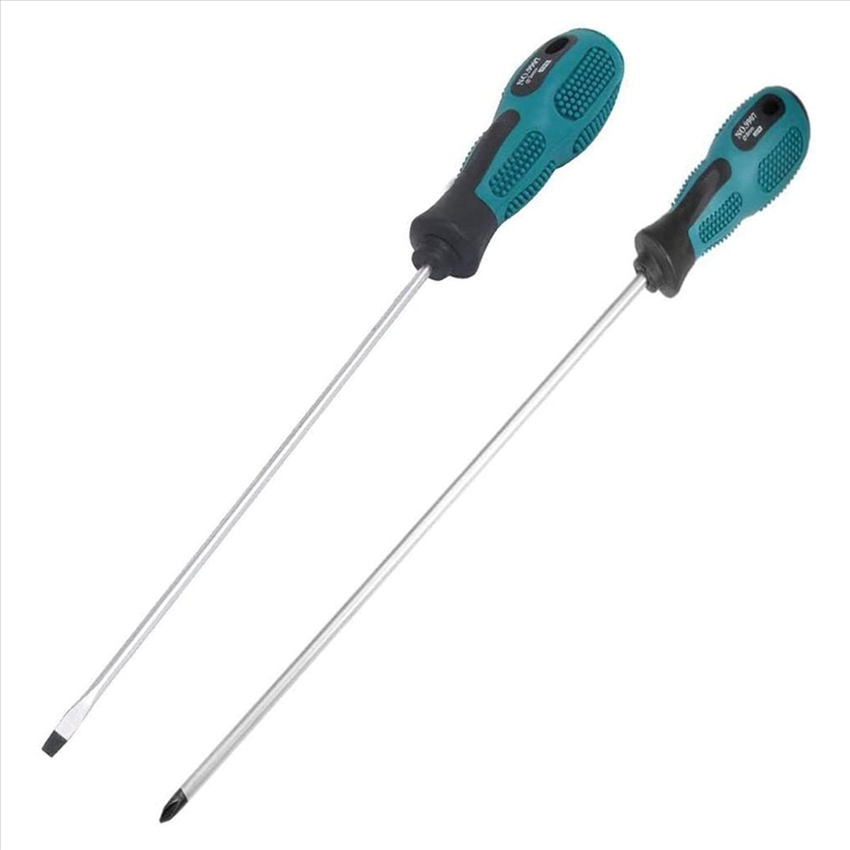 2 Packs 12 Inches Long Slotted and Screwdriver Flat Blade Screwdriver ...
