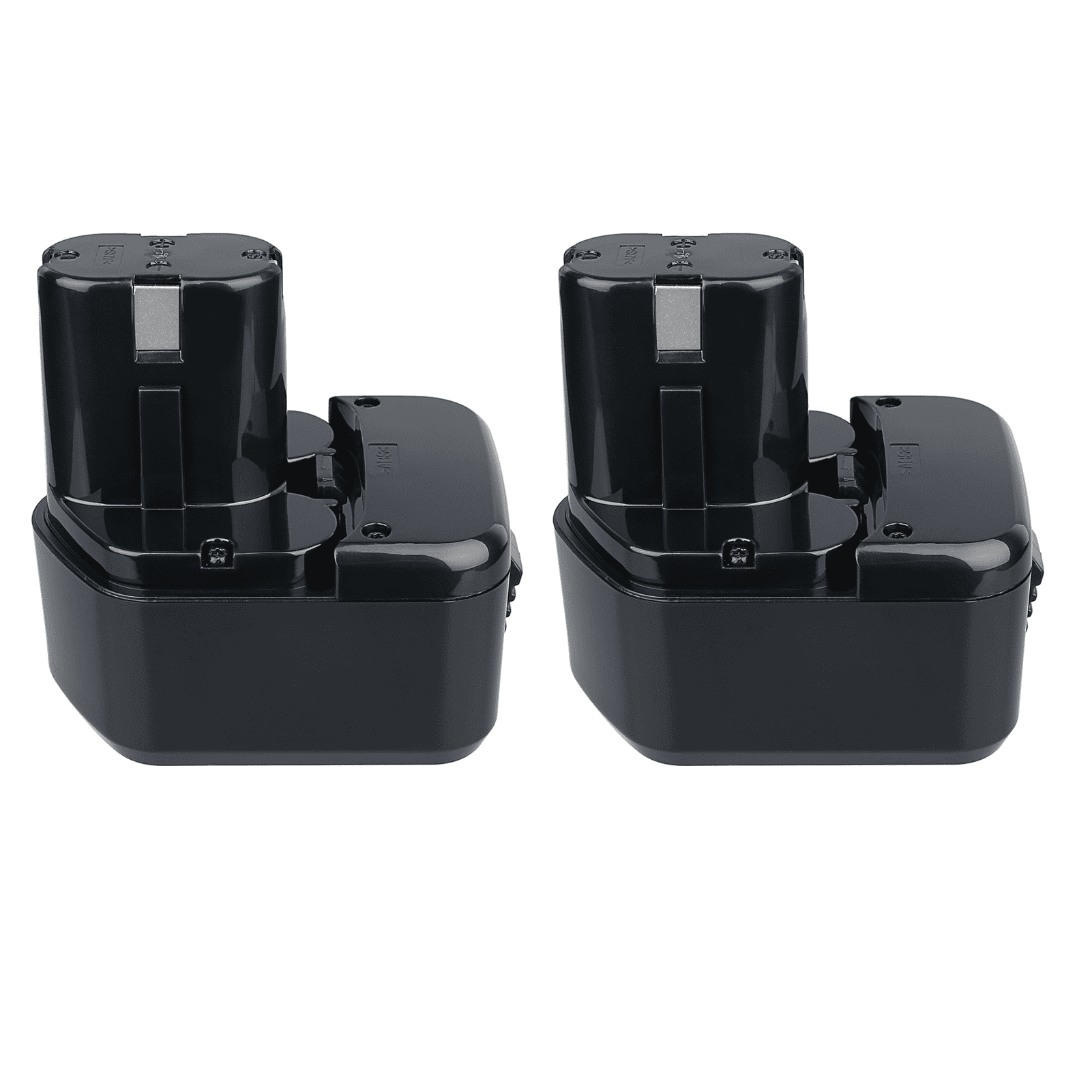 2 Packs 12V 4800mAh Replacement Ni-MH Battery Compatible with Hitachi ...