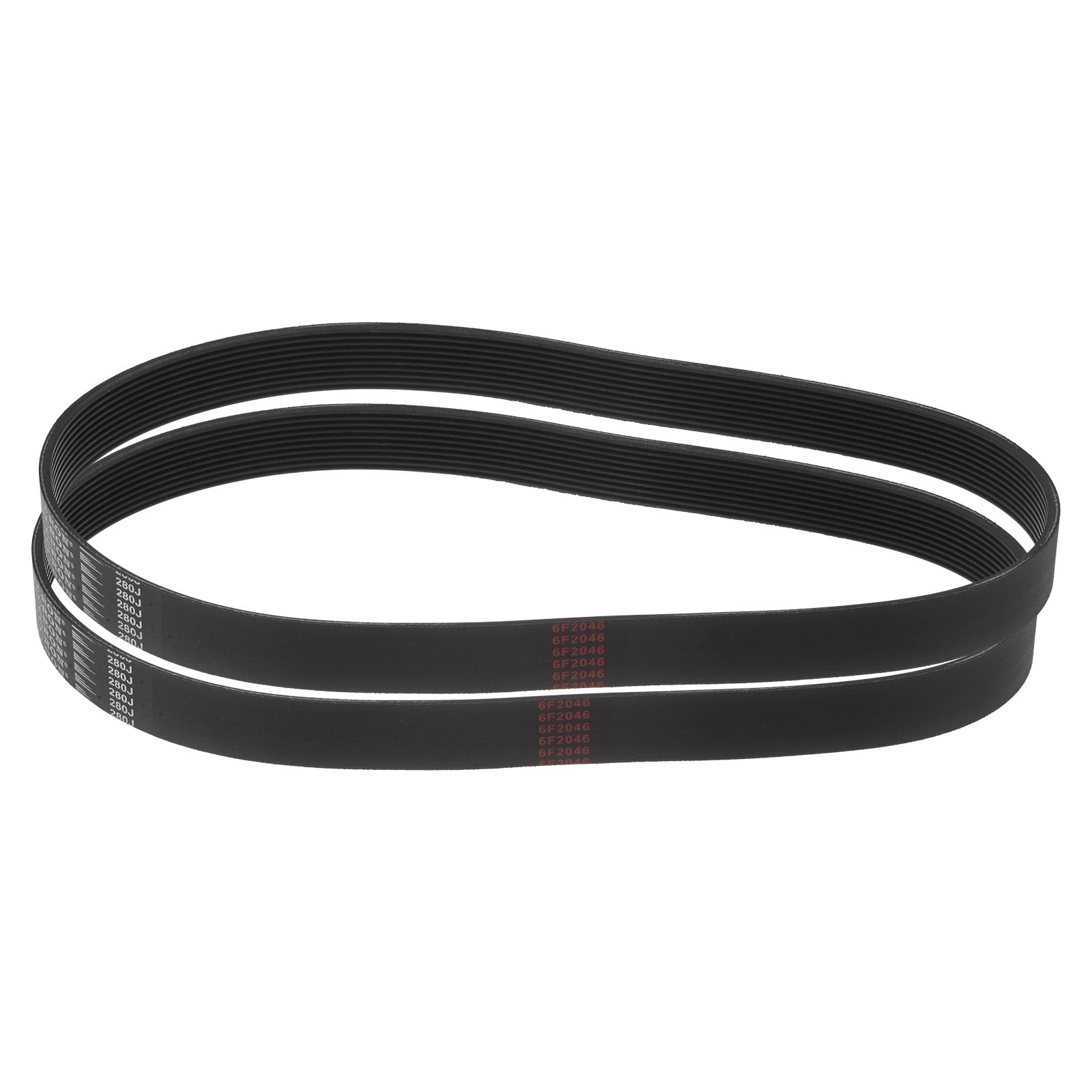 2 Packs 280J10 PJ V-Ribbed Belt 10 Ribs 28" Length x 0.92" Width, EPDM ...