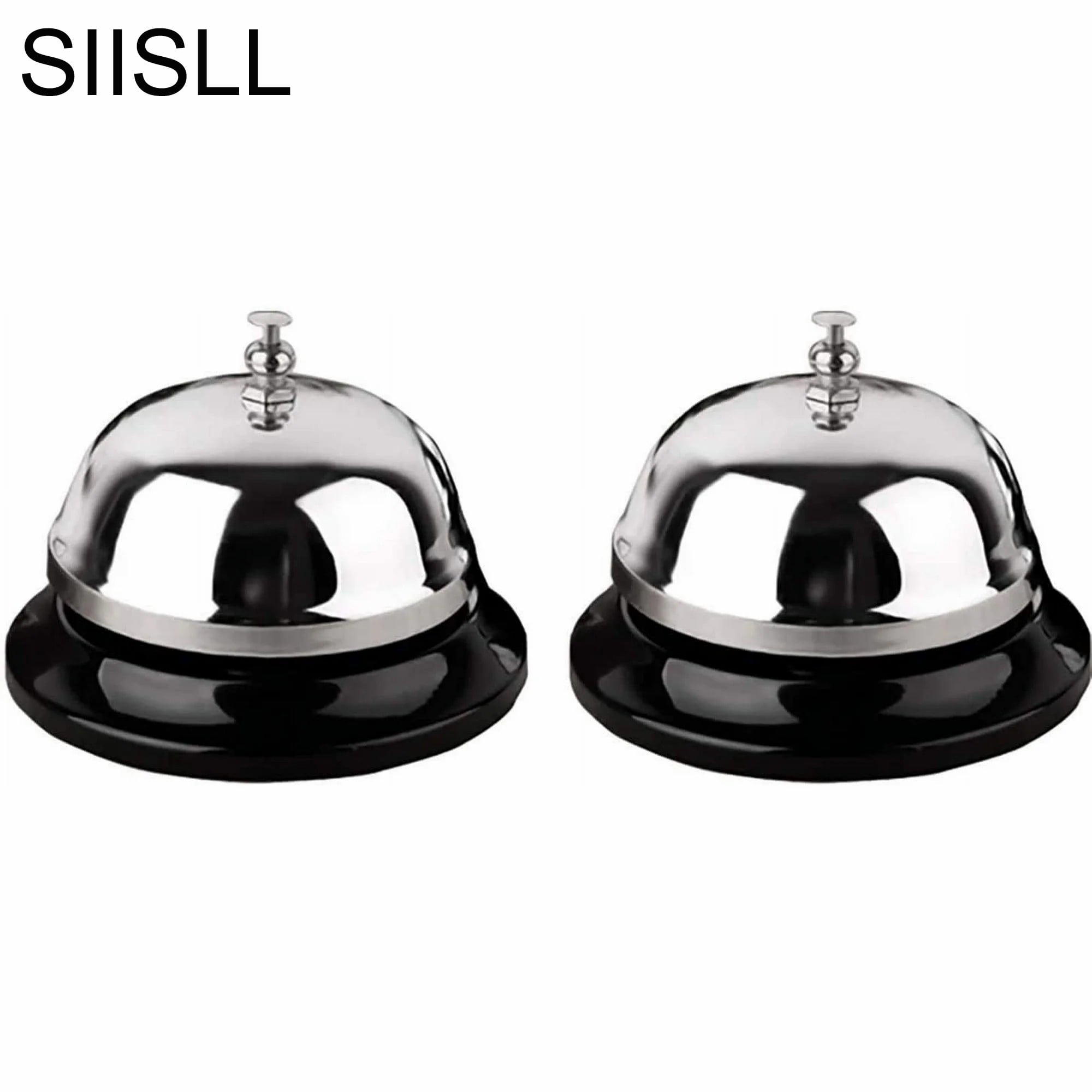 2 Packs 3.35 Inch Diameter with Metal Anti-Rust Construction, Ringing ...