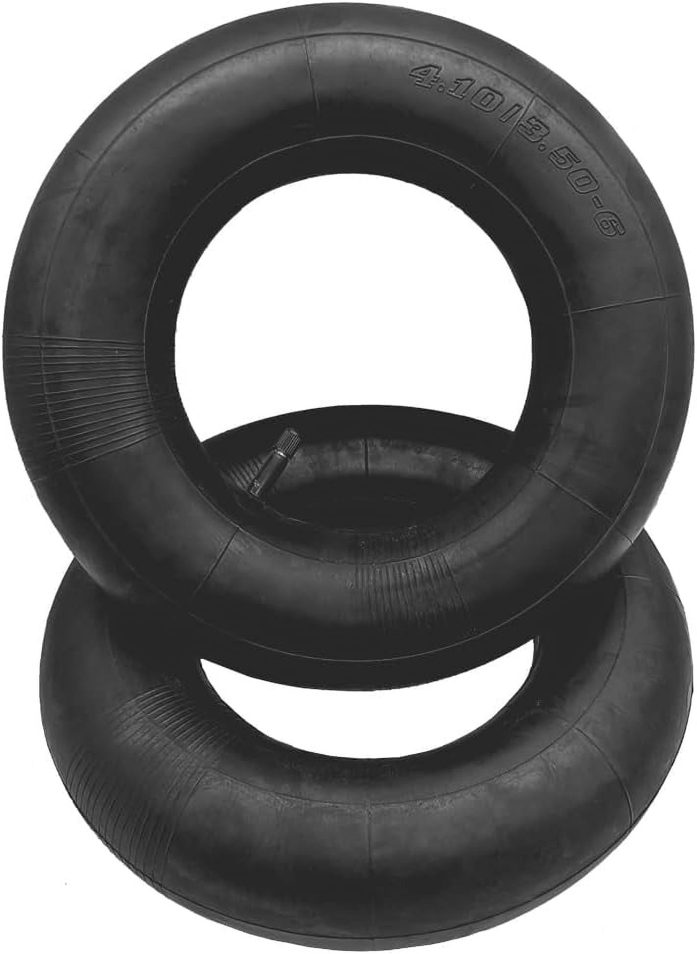 2 Packs 3.50/4.00-6 Inner Tire Tube with TR13 Valve Stem Fit 4.10/3.50 ...