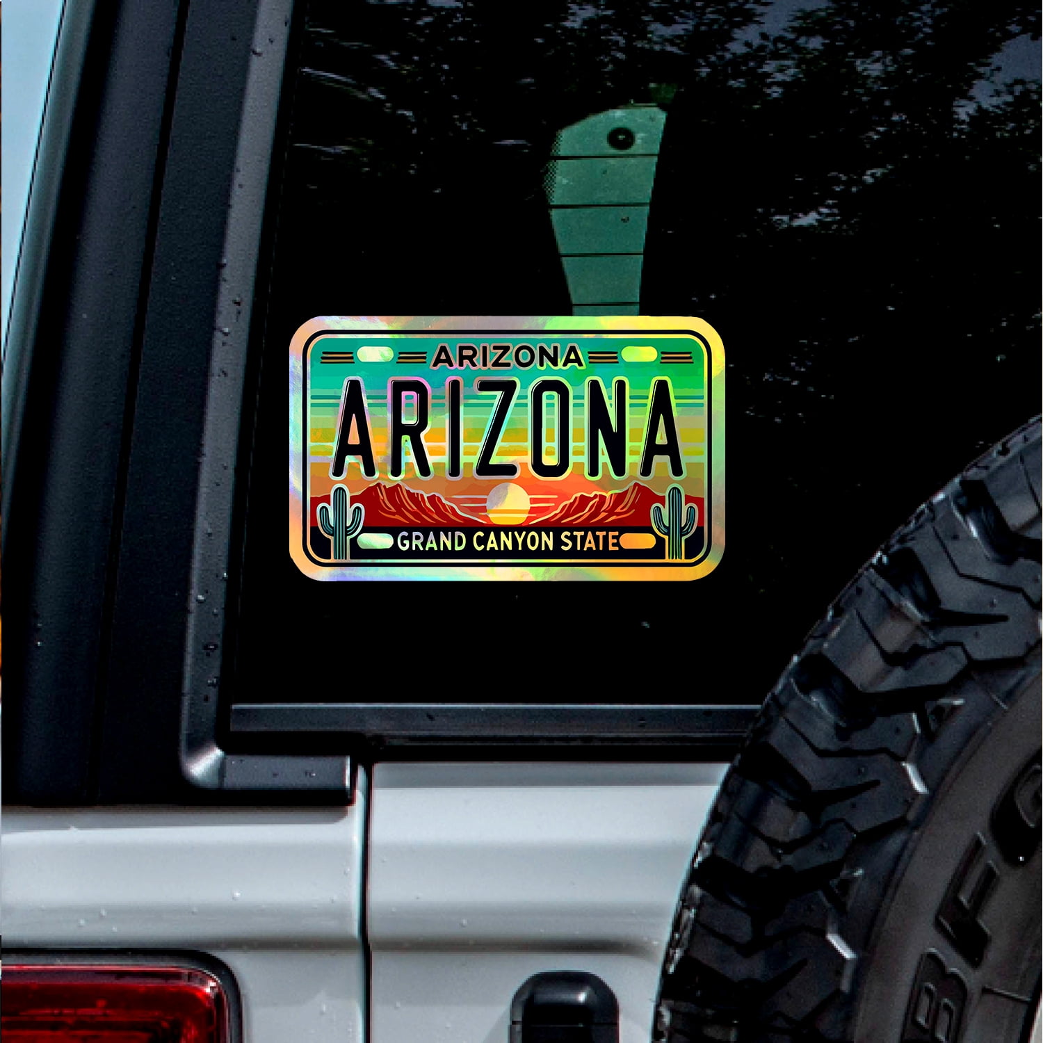 (2 Packs, 3.8'' X 2.3'') Sticker Of Usa All State License Plate For Car ...