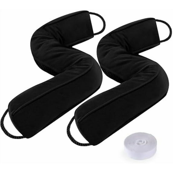 2 Packs 32 Inches 2LBs Weighted Door Draft Stopper Filled with Glass ...