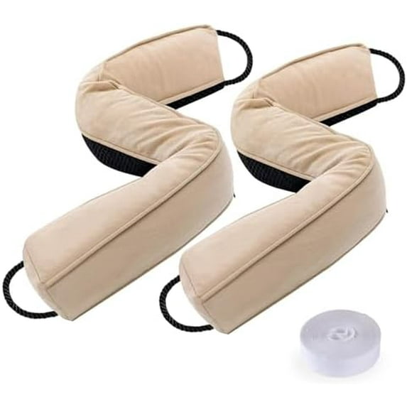 2 Packs 36 Inches 2.2LB Weighted Door Draft Stopper Filled with Glass ...