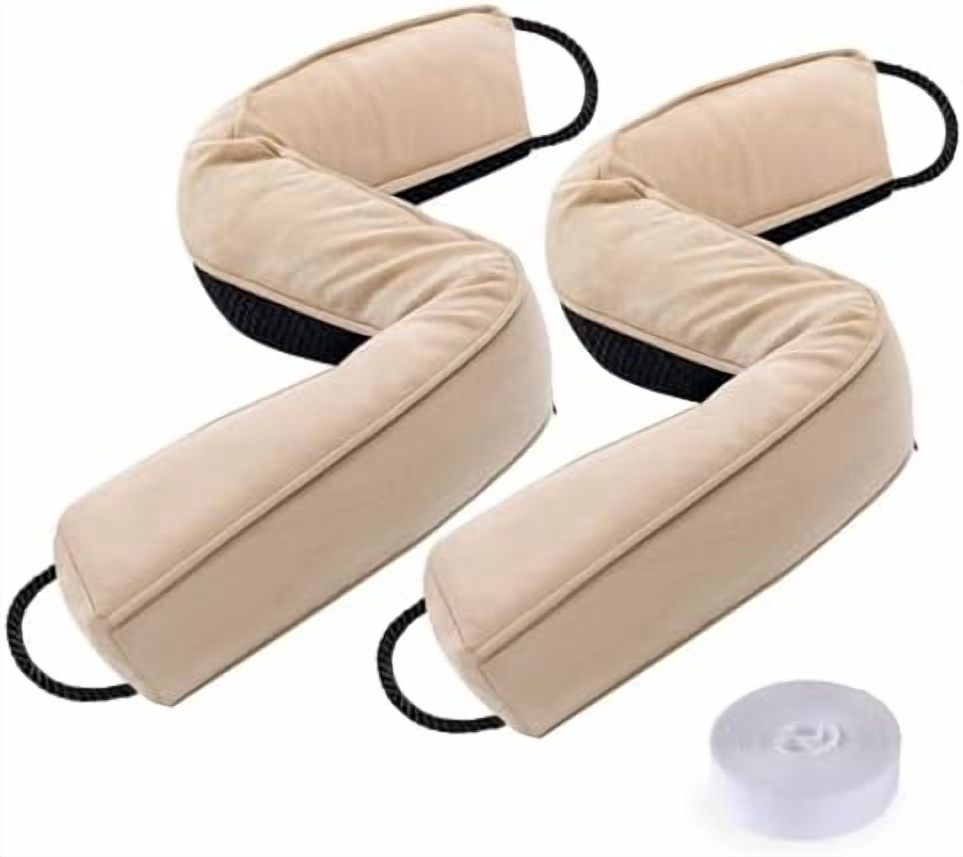 2 Packs 38 Inches 2.2LB Weighted Door Draft Stopper Filled with Glass ...