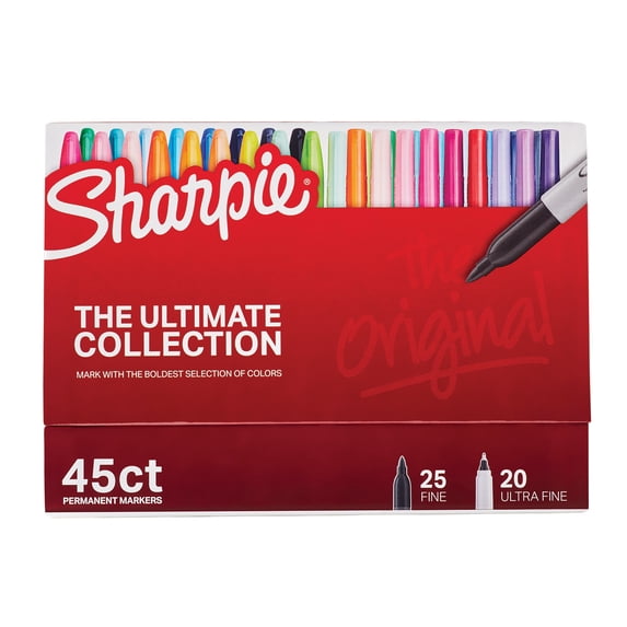 Sharpie The Ultimate Collection Permanent Markers, 2 Packs: 45 ct. (90 ...