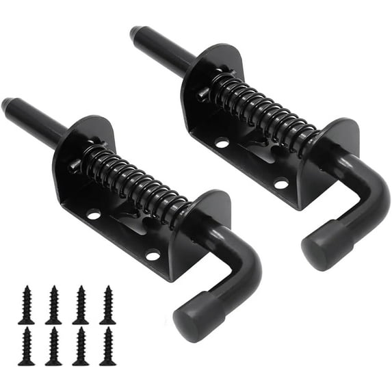 2 Packs 5 Inch Spring Loaded Latch Pin with 8 Screws, Heavy Duty ...