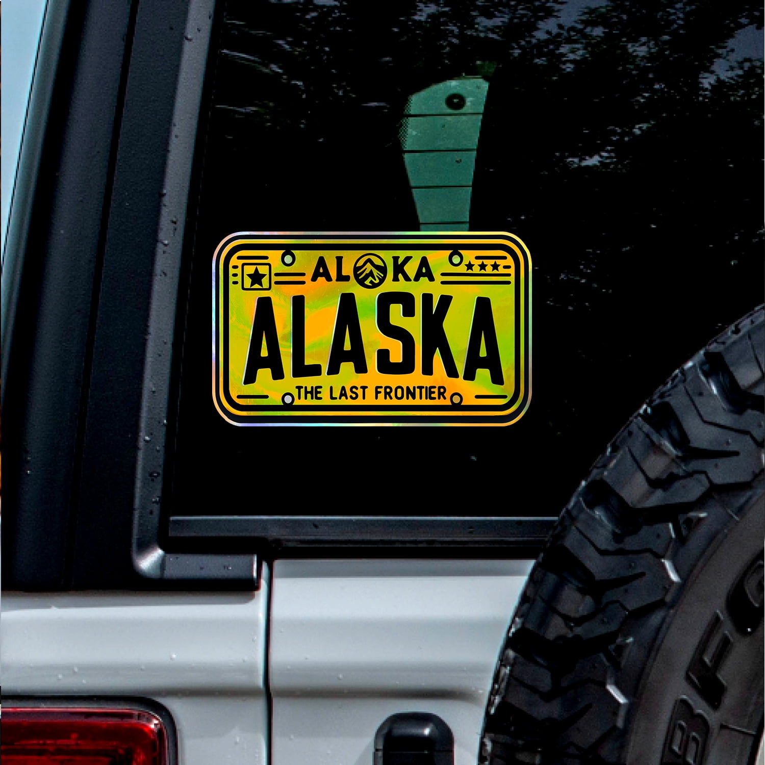(2 Packs, 5" x 3") Sticker Of Usa All State License Plate For Car ...